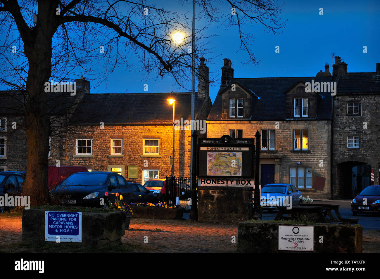 Market Square Masham North Yorkshire England UK Stock Photo - Alamy