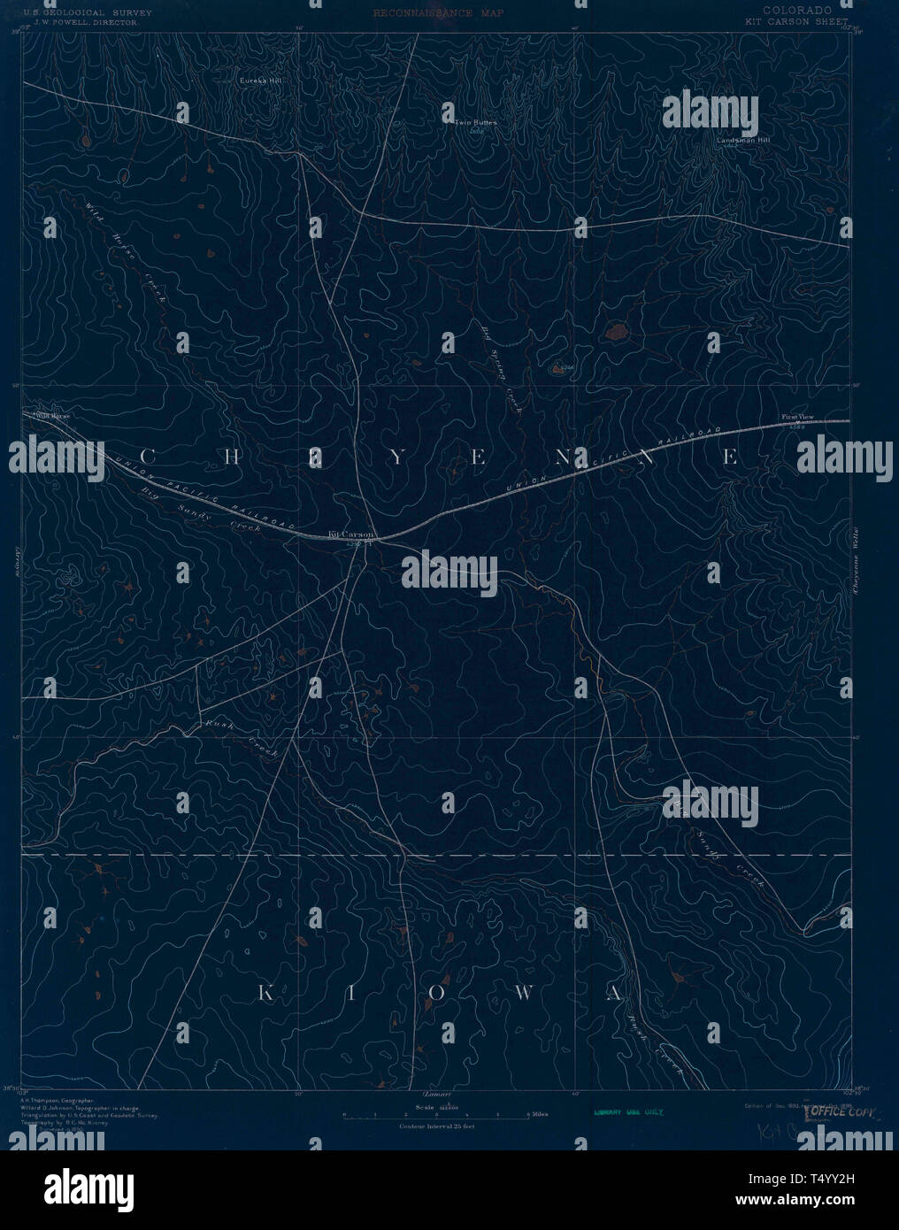 Kit carson map hi-res stock photography and images - Alamy