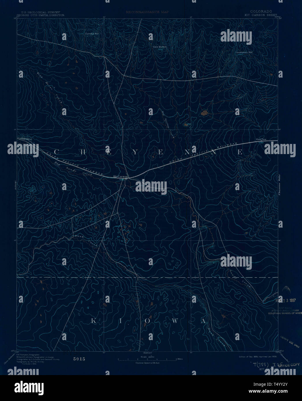 Kit carson map hi-res stock photography and images - Alamy