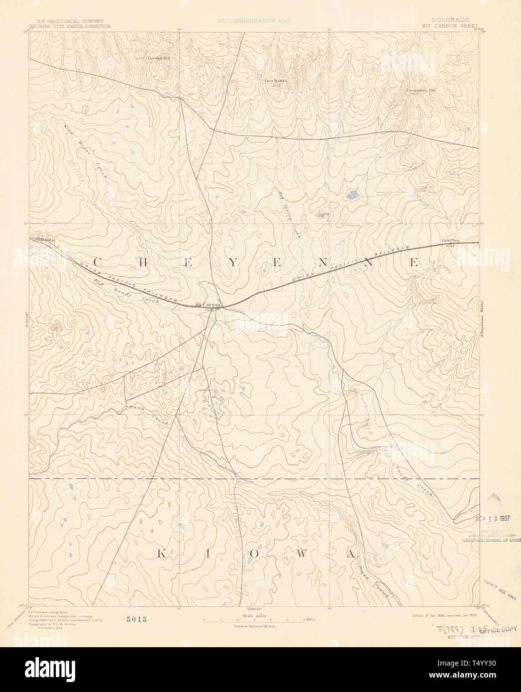 Kit carson map hi-res stock photography and images - Alamy