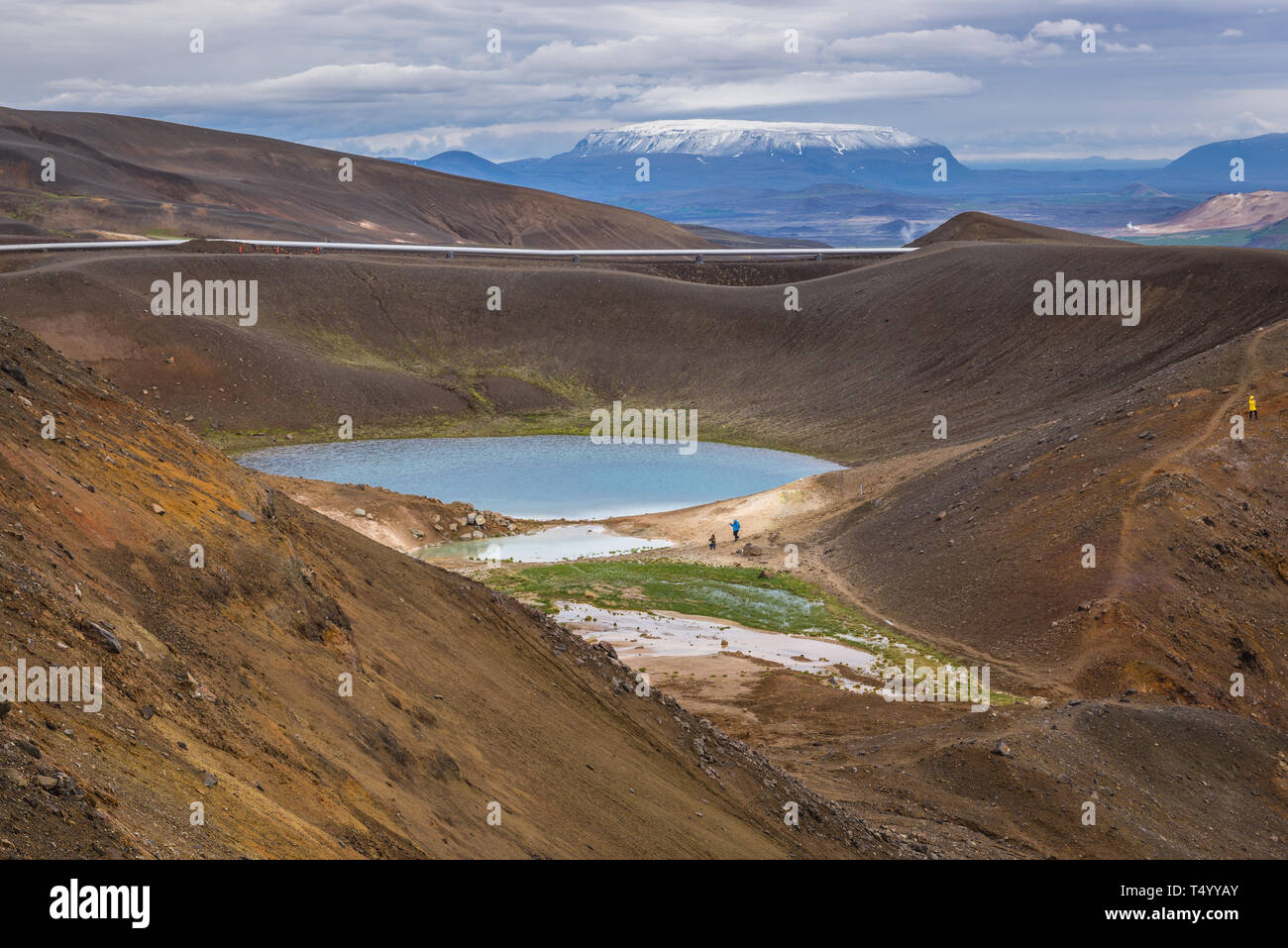 Small volcanic crater lake in hi-res stock photography and images - Alamy