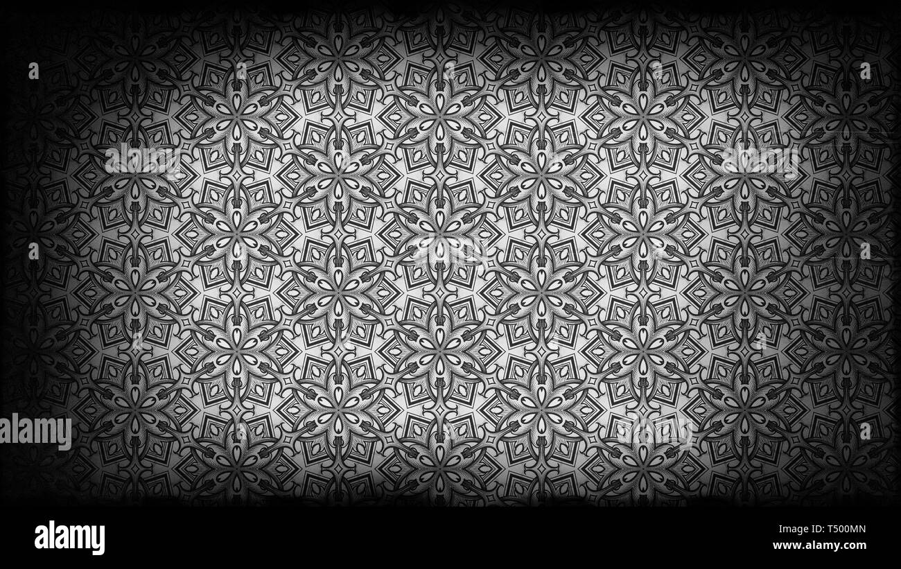 Vintage Ornament Pattern Wallpaper Design Stock Photo - Alamy