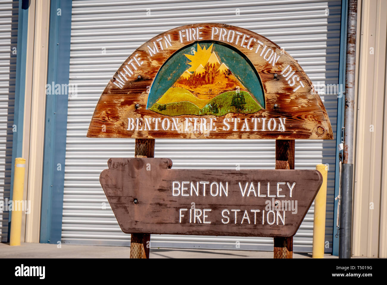 Benton Fire station - BENTON, USA - MARCH 29, 2019 Stock Photo - Alamy