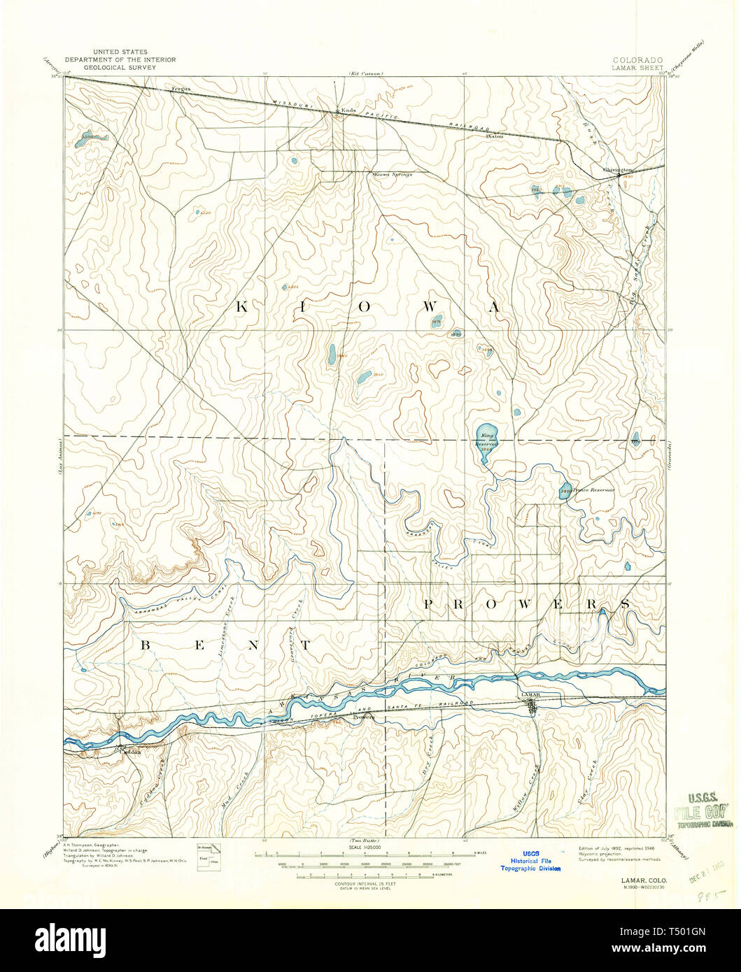 Lamar colorado map hi-res stock photography and images - Alamy