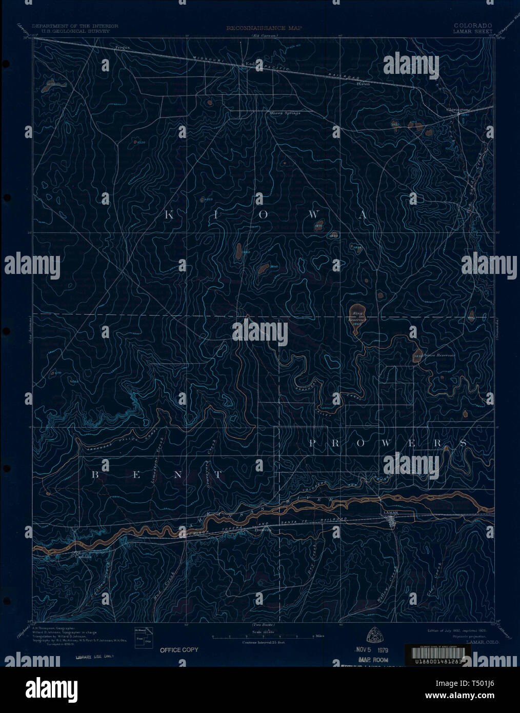 Lamar colorado map hi-res stock photography and images - Alamy