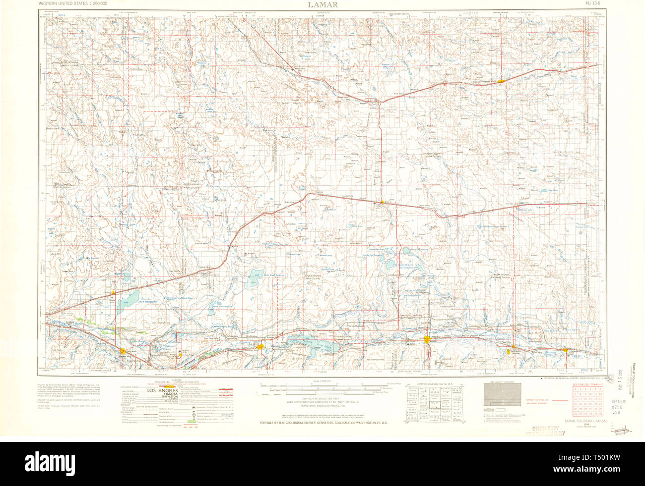 Lamar Colorado Map High Resolution Stock Photography and Images - Alamy