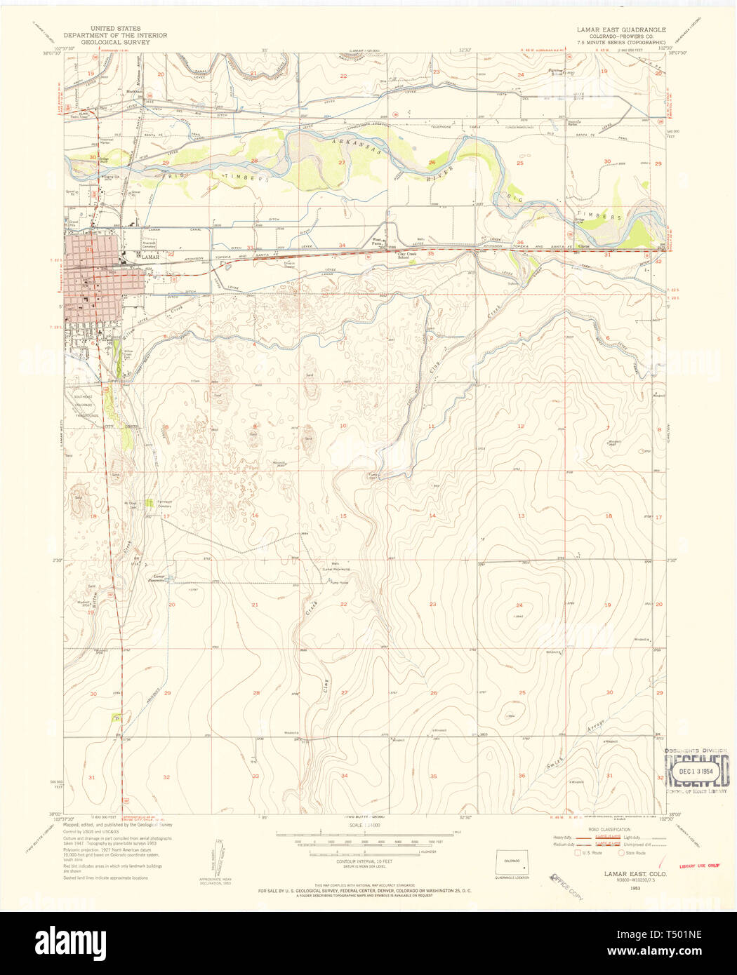 Lamar Colorado Map High Resolution Stock Photography and Images - Alamy