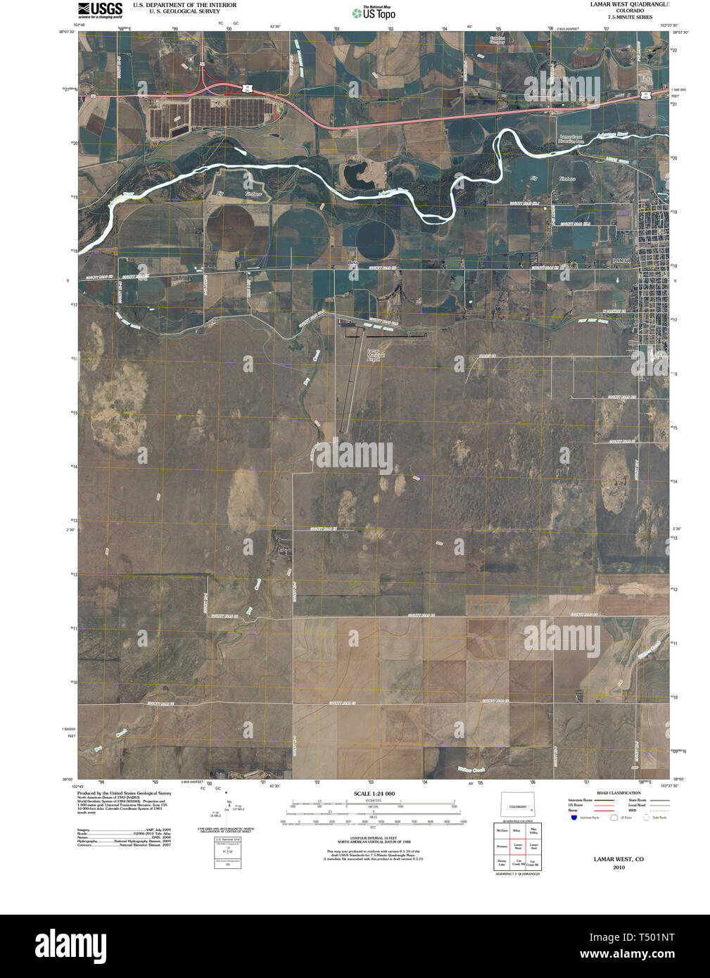 Map of lamar hi-res stock photography and images - Alamy