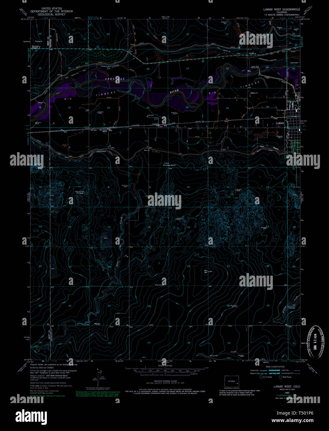 Lamar colorado map hi-res stock photography and images - Alamy