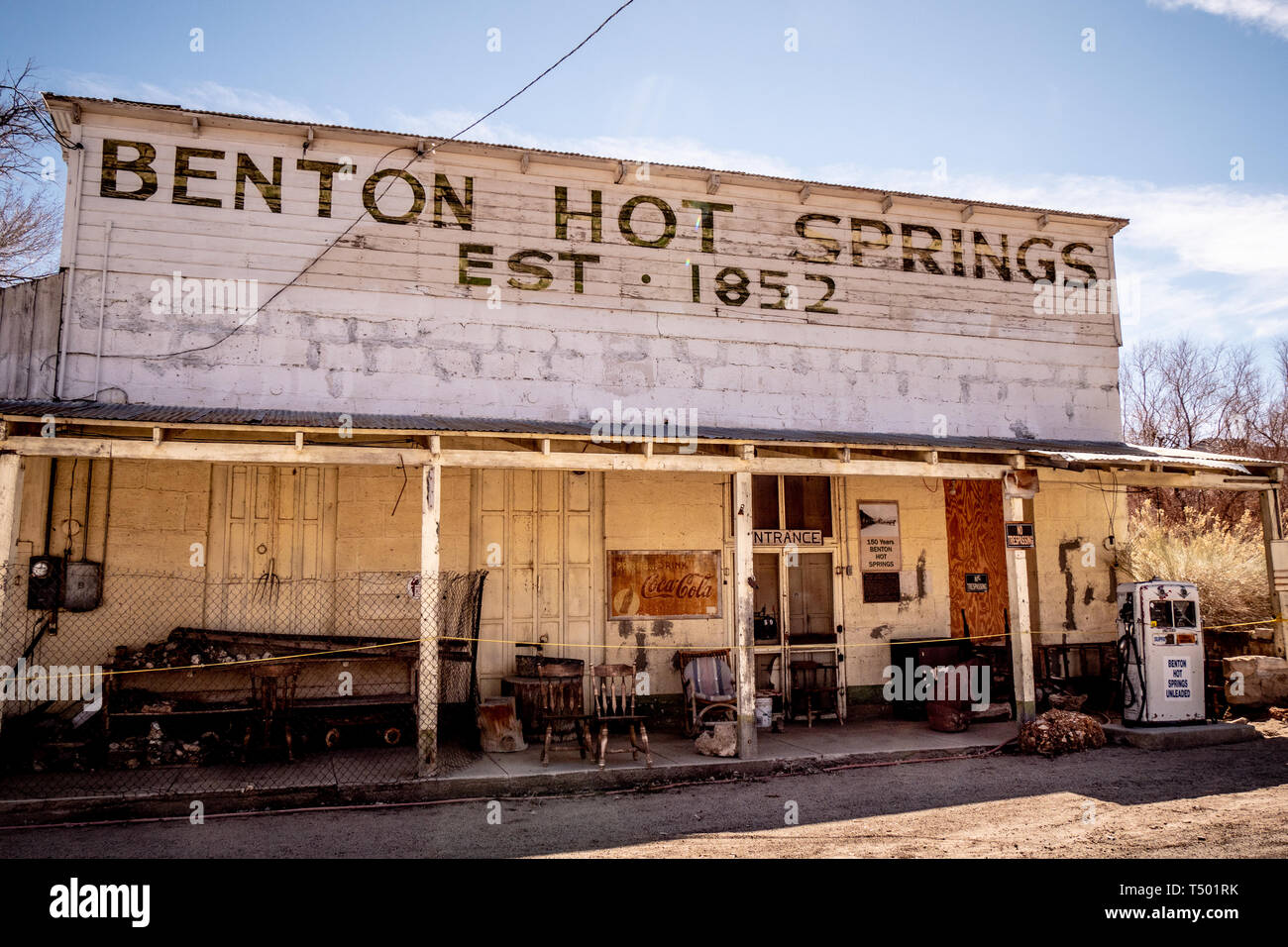 Historic ghost town of Benton in the Sierra Nevada - BENTON, USA ...