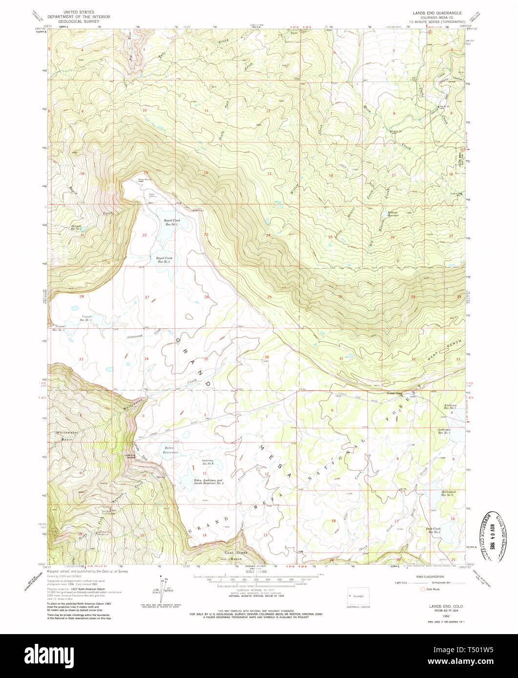Lands end map Cut Out Stock Images & Pictures - Alamy