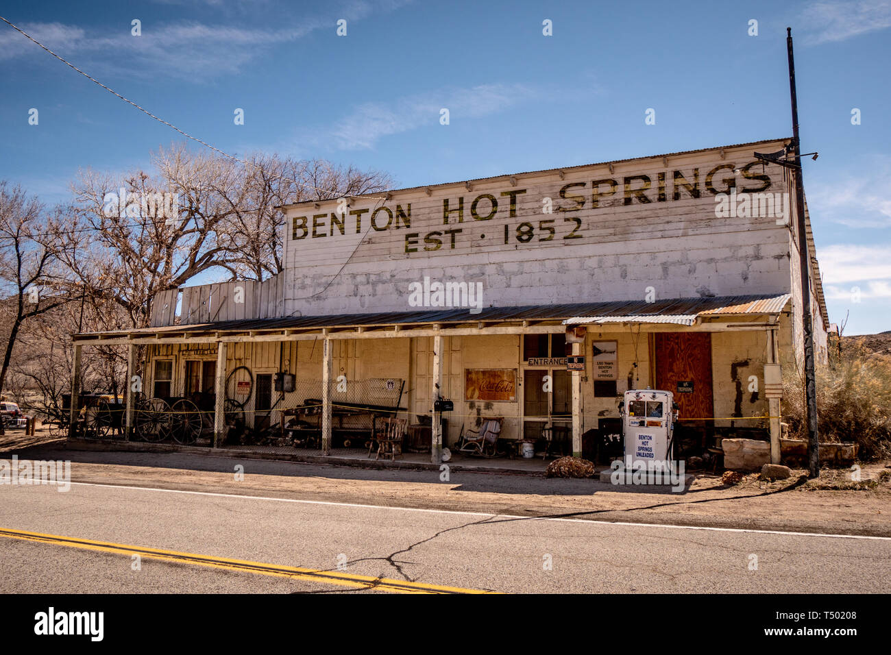 Historic ghost town of Benton in the Sierra Nevada - BENTON, USA ...