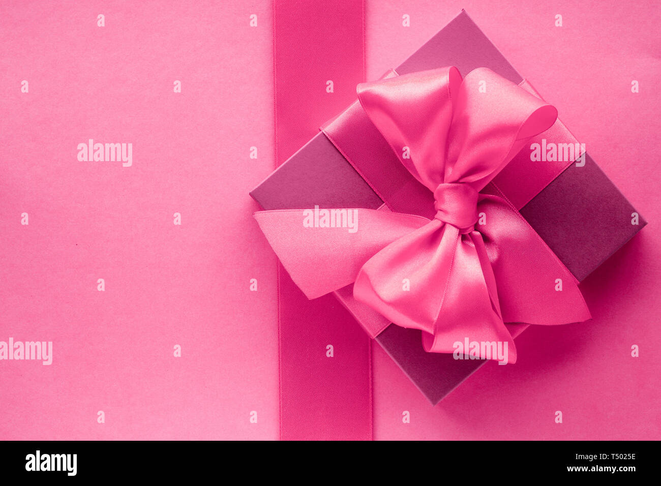 Baby shower girl, celebration, present concept - Pink gift boxes ...