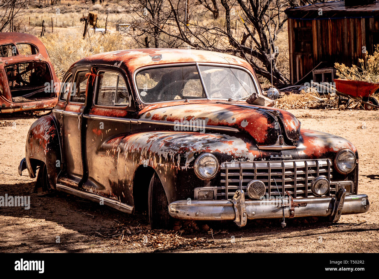 Old and rusty car - BENTON, USA - MARCH 29, 2019 Stock Photo - Alamy