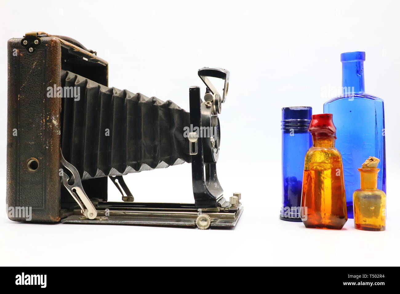 Cobalt Blue Poison Bottle High Resolution Stock Photography and Images ...