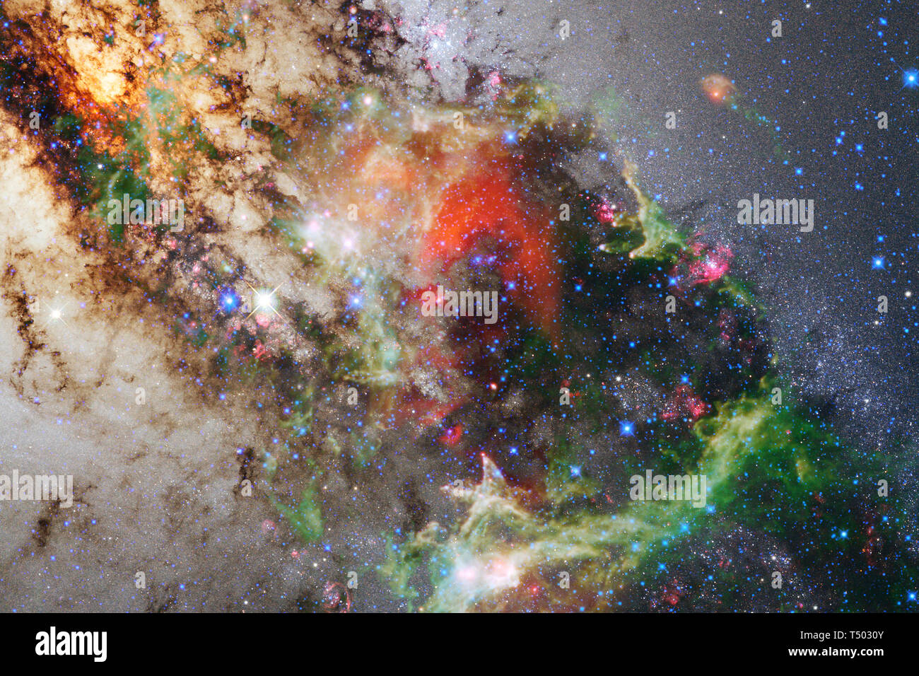 Science fiction space wallpaper, galaxies and nebulas in awesome cosmic ...