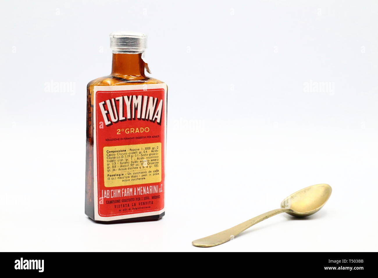 Vintage medicine EUZYMINA for the treatment of gastritis. Product by ...