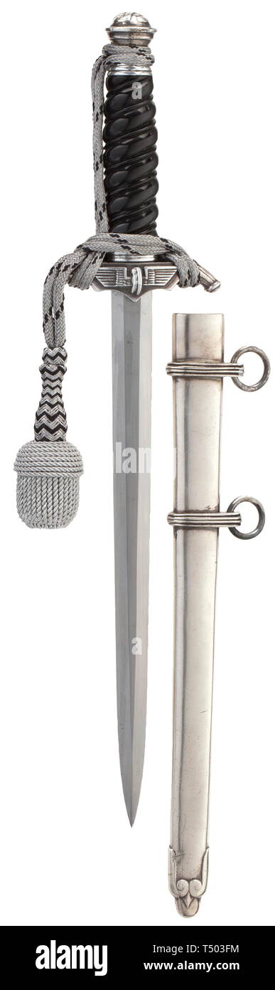 A dagger M 38 for leaders of the railway protection, with sword knot ...