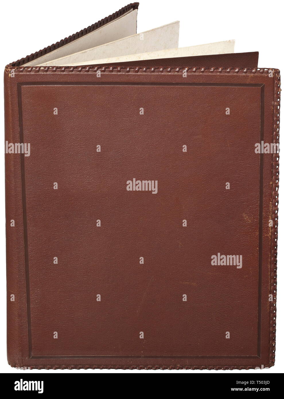 Adolf Hitler - a writing folder from the Munich Führerbau A leather ...
