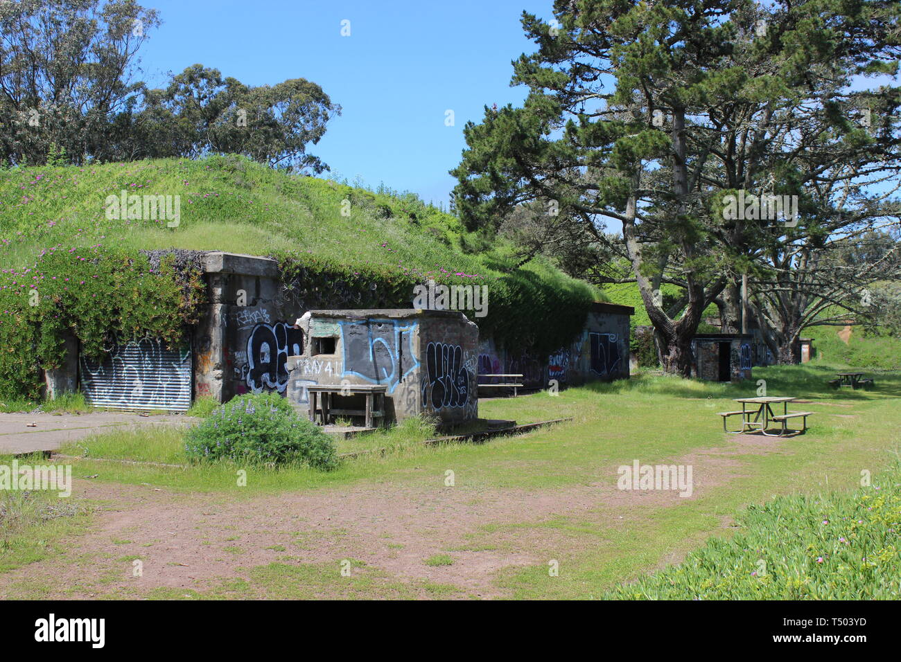 Battery Alexander, built 1903, Fort Barry, Marin Headlands, California ...