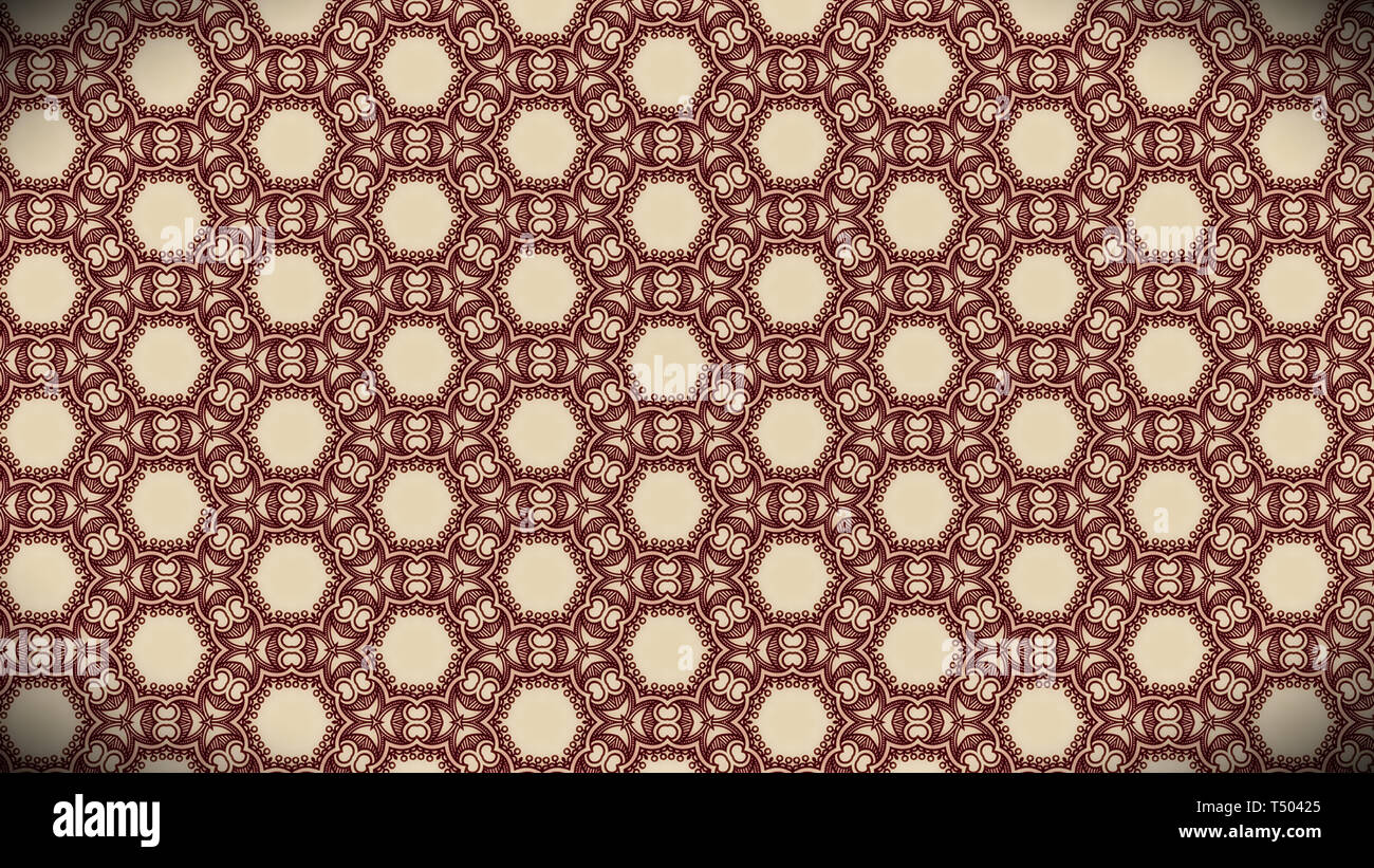 Vintage Decorative Floral Wallpaper Pattern Stock Photo - Alamy