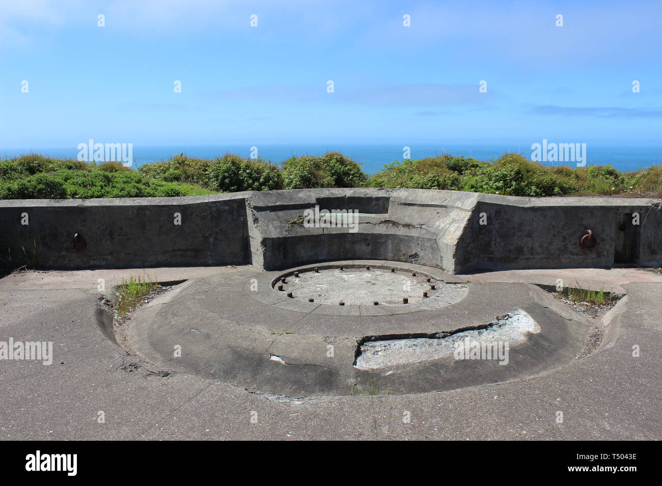 Gun Emplacement, Battery Guthrie Smith, built 1904 and 1921, Fort Barry ...