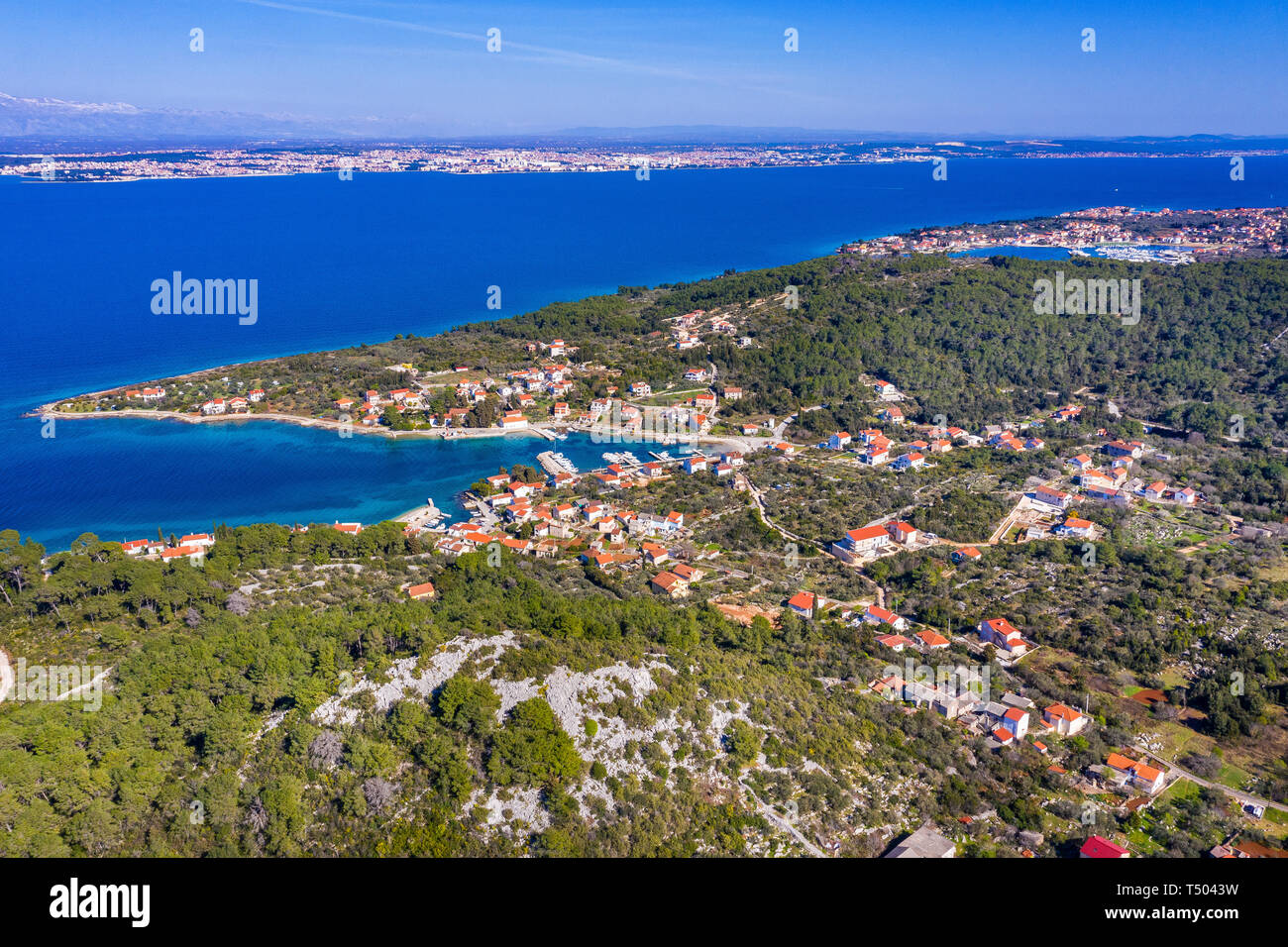Lukoran, island Ugljan Stock Photo - Alamy
