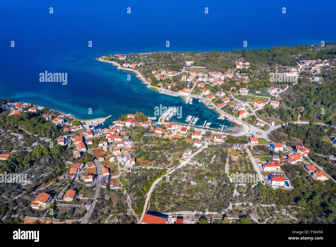 Lukoran, island Ugljan Stock Photo - Alamy