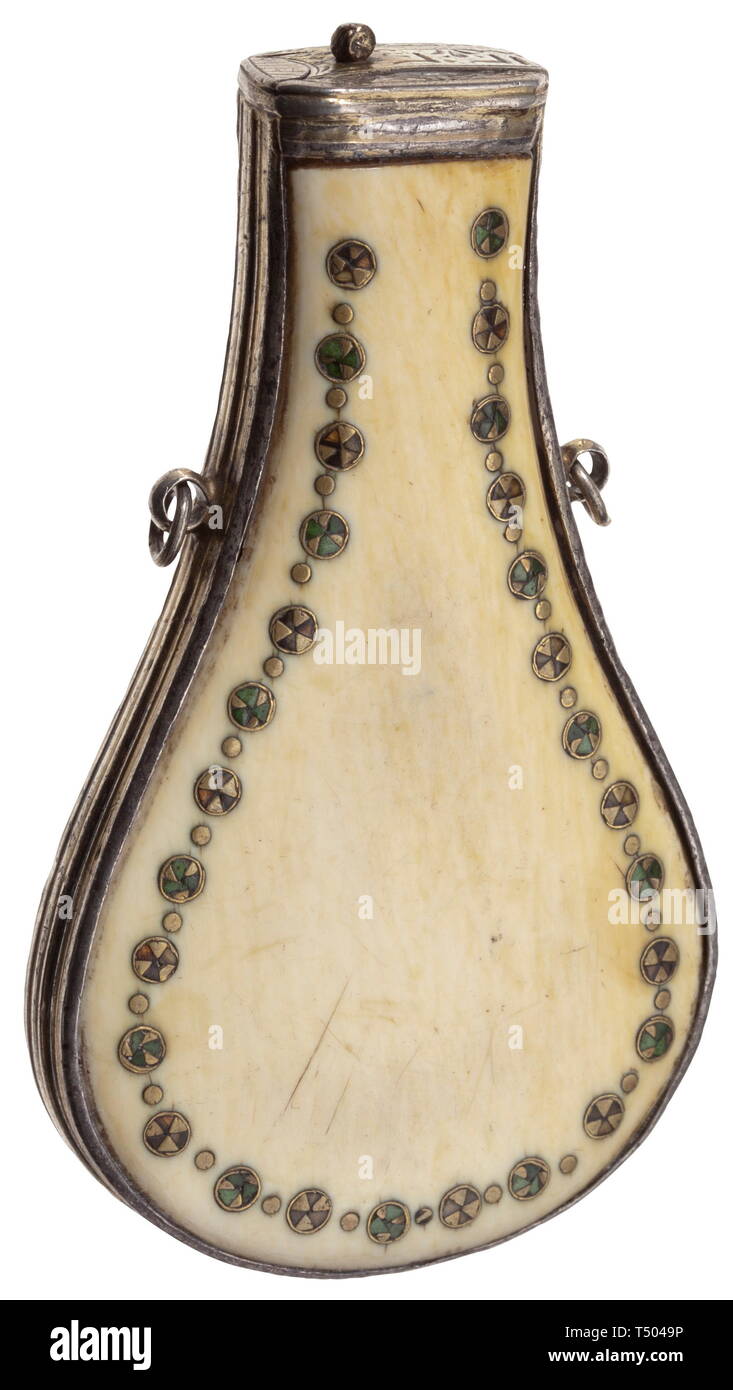 Silver powder flask hi-res stock photography and images - Alamy