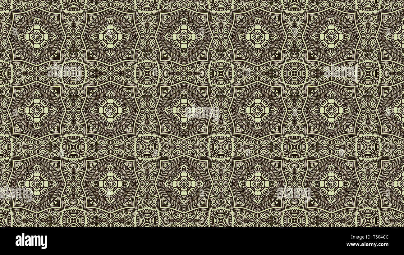 Brown Vintage Wallpaper Pattern Template Stock Photo - Alamy