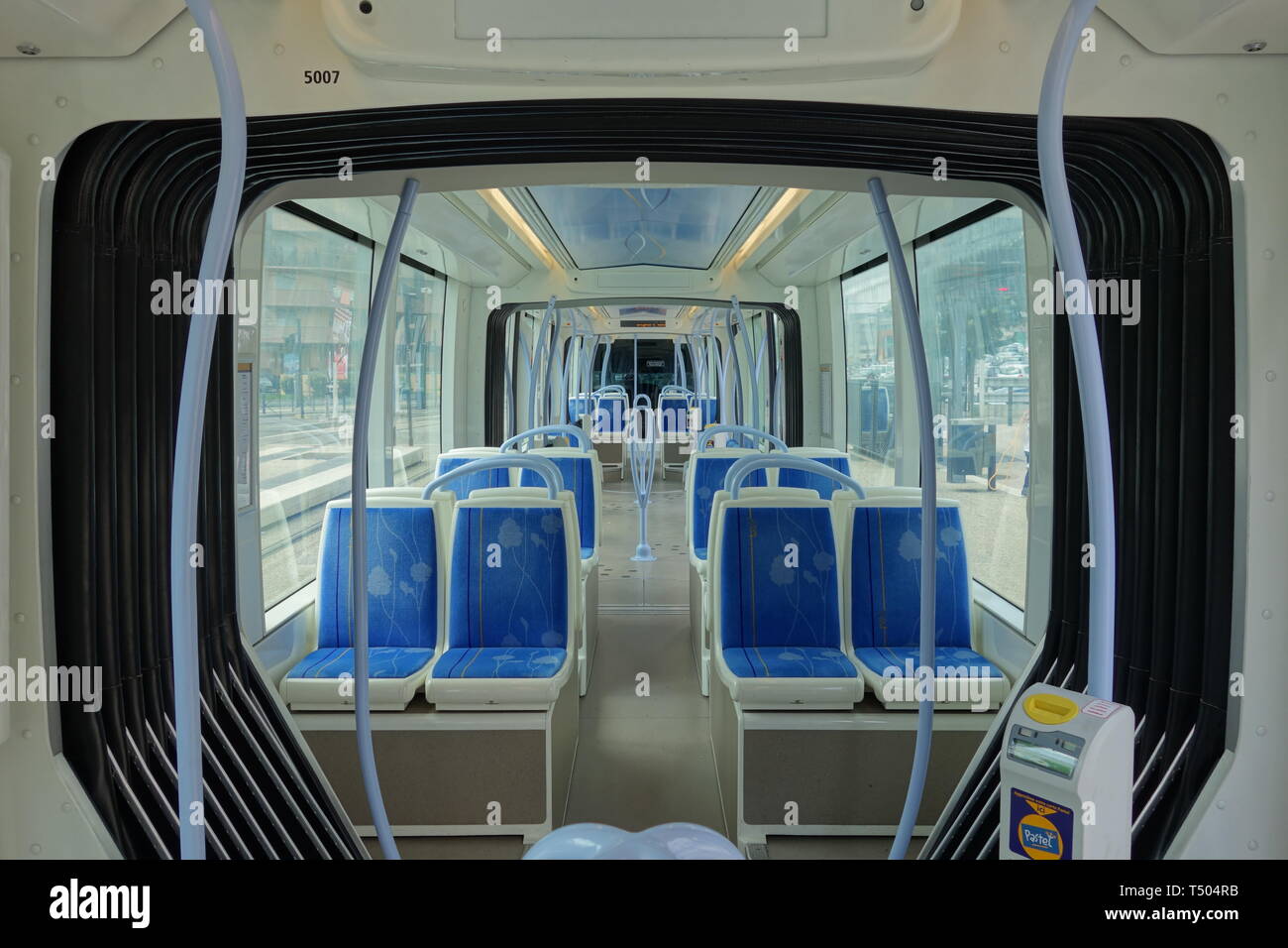 Toulouse, Tramway, Interior Stock Photo - Alamy
