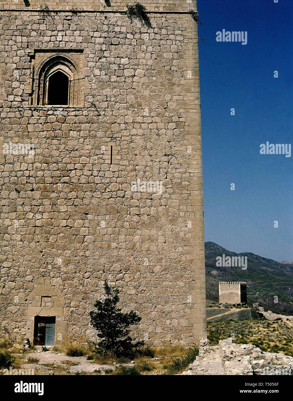 CASTILLO ARABE-TORRE RECONSTRUIDA. Location: CASTILLO. Lorca. SPAIN ...