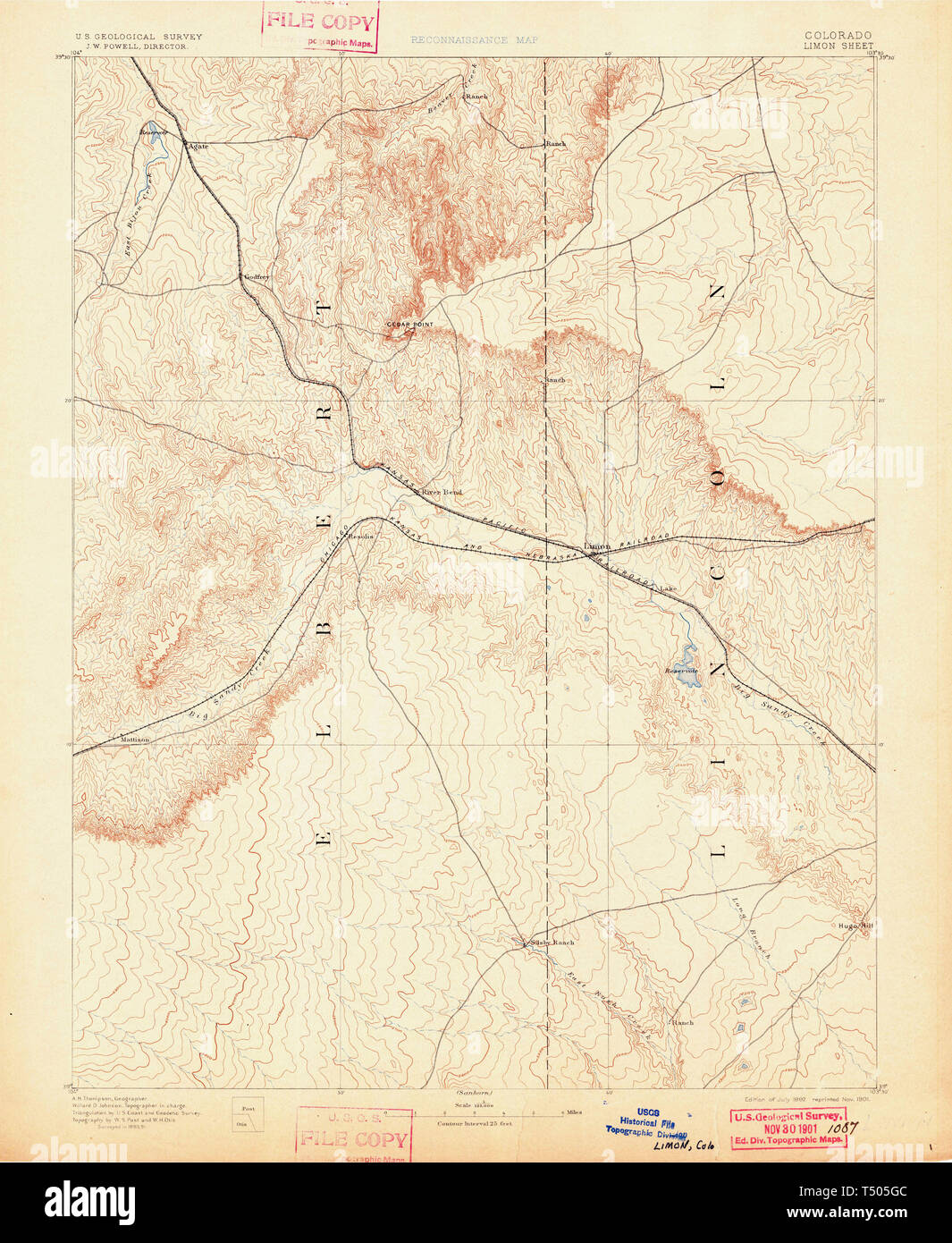 Limon colorado map hi-res stock photography and images - Alamy