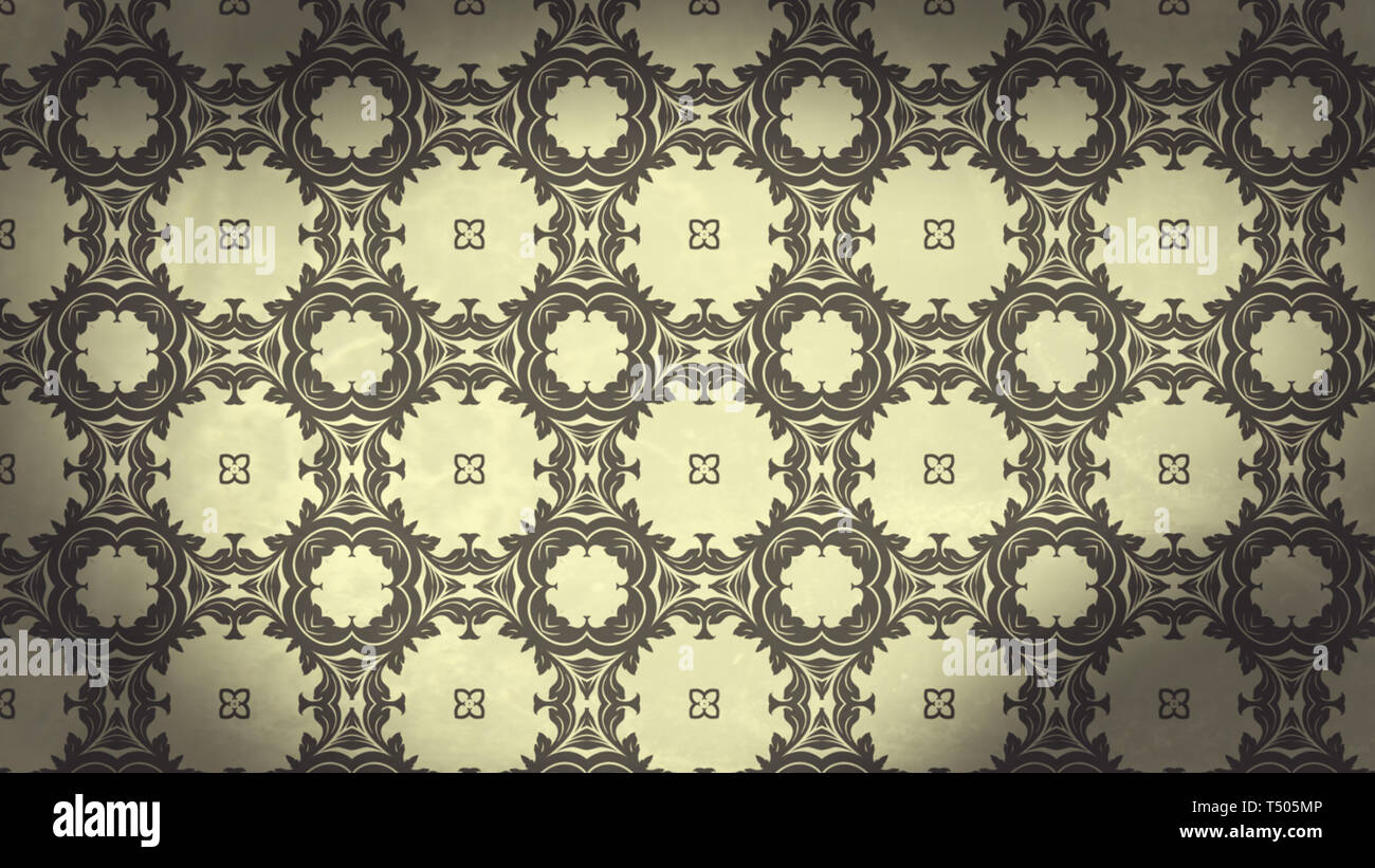 Vintage Ornament Pattern Wallpaper Design Stock Photo - Alamy