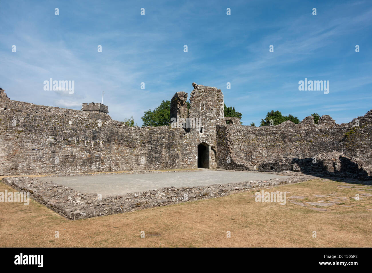 Coity Castle (Castell Coety) in Glamorgan, Wales. Coity Castle is a ...