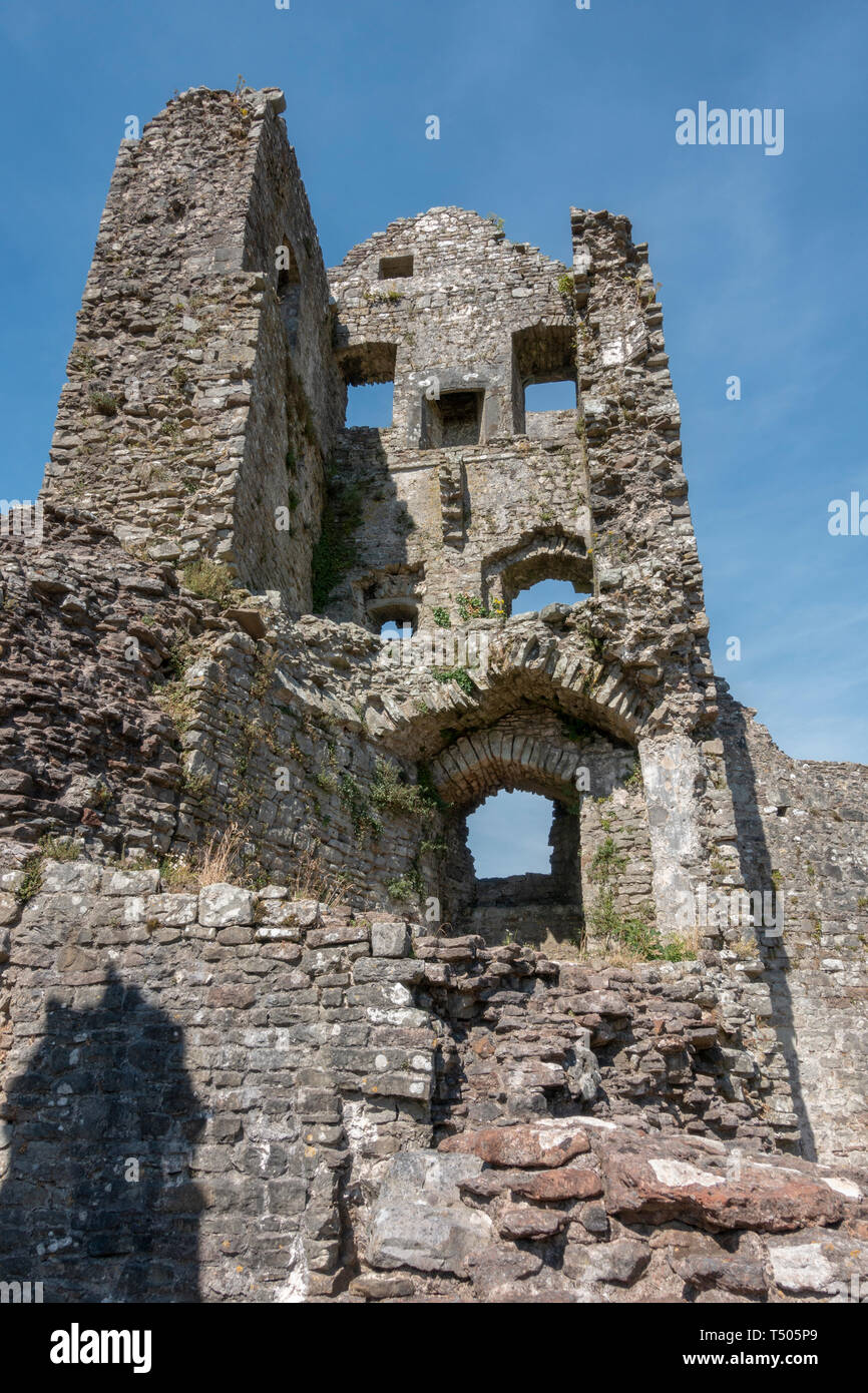 Coity Castle (Castell Coety) in Glamorgan, Wales. Coity Castle is a ...