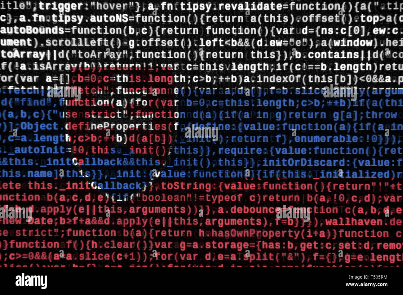 Slovakia flag is depicted on the screen with the program code. The ...