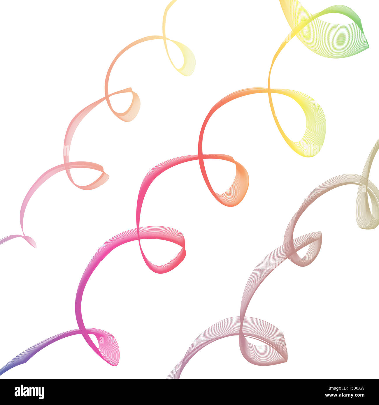 Set of colored waves. Wave pattern. Template for presentation Stock ...