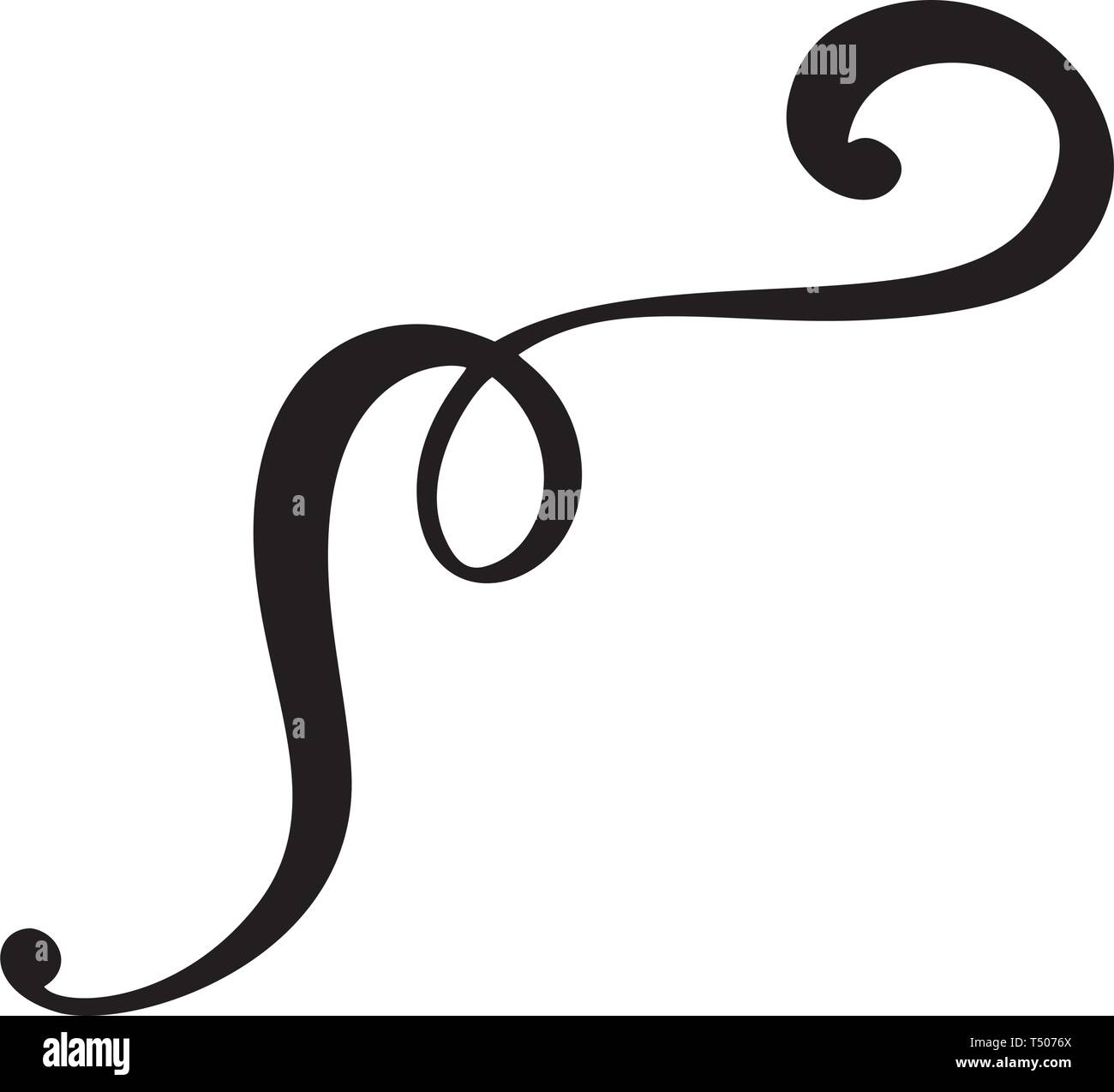 Modern Corner Scroll Design