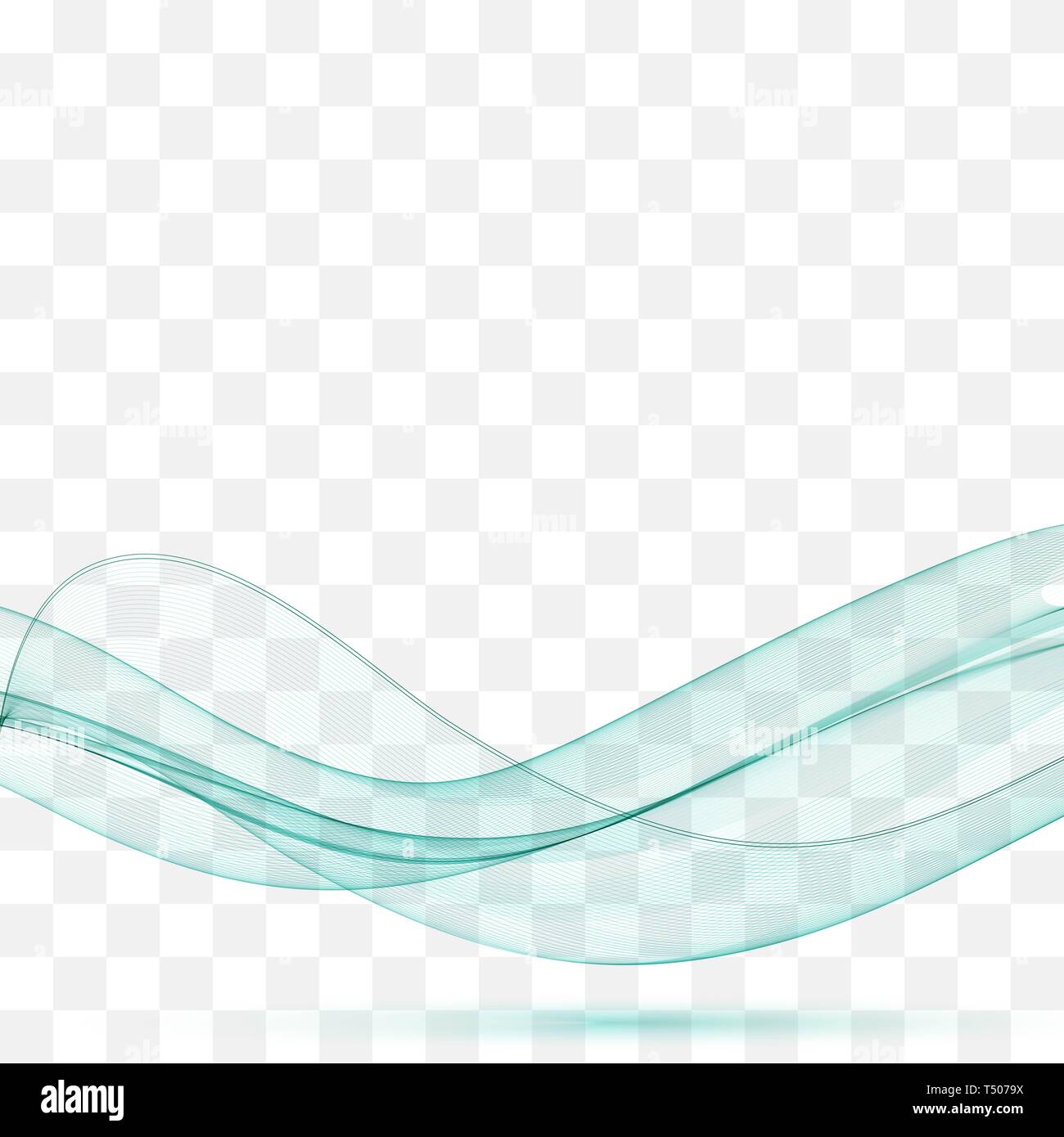 Abstract color blue wave design element. Blue wave background. Blue ...