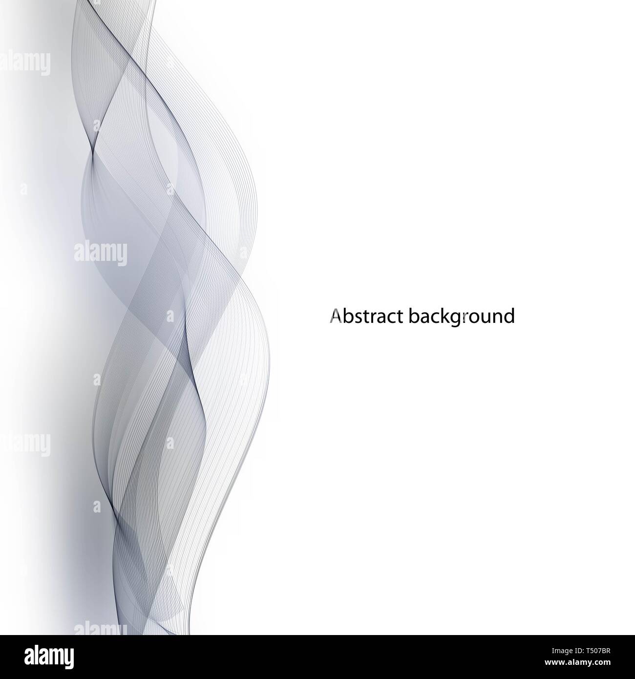 Waves gray and white abstract background.template for advertising. eps ...