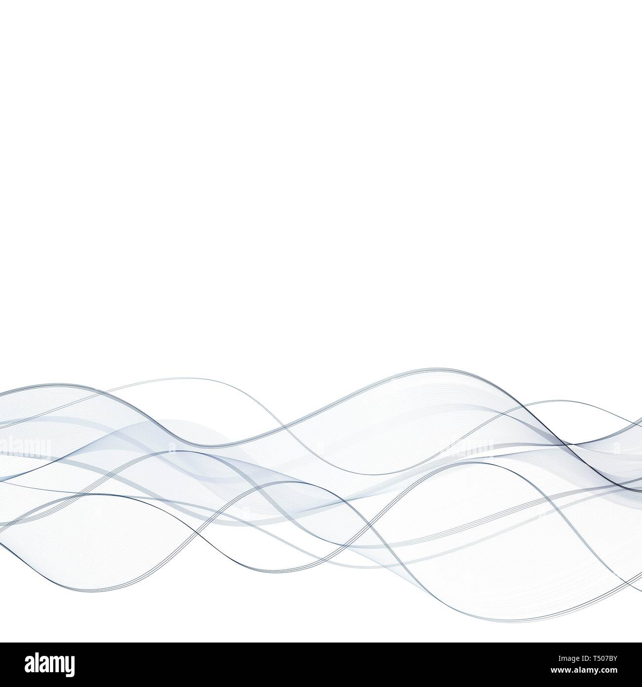 Abstract wave lines clear hi-res stock photography and images - Alamy