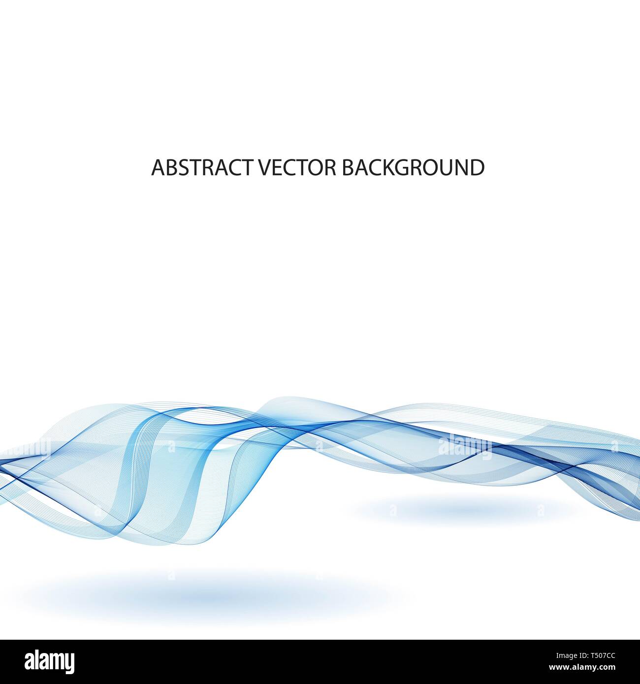 Abstract geometric dynamic sea wave. Creative line art. Design elements ...