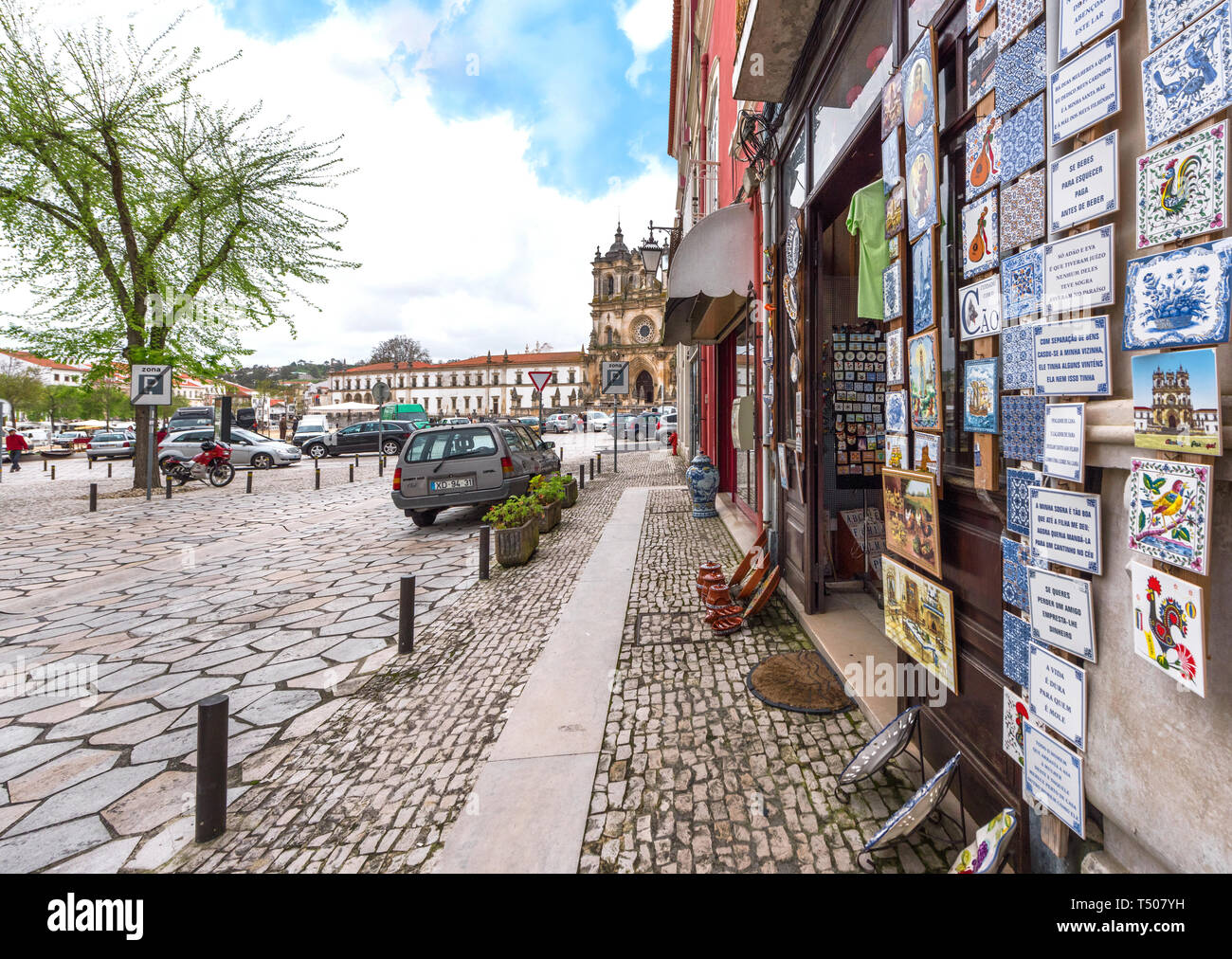 Alcobaca town square hi-res stock photography and images - Alamy