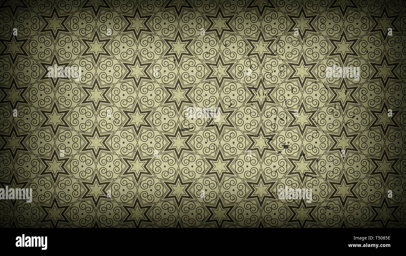 Dark Brown Vintage Floral Pattern Wallpaper Stock Photo - Alamy