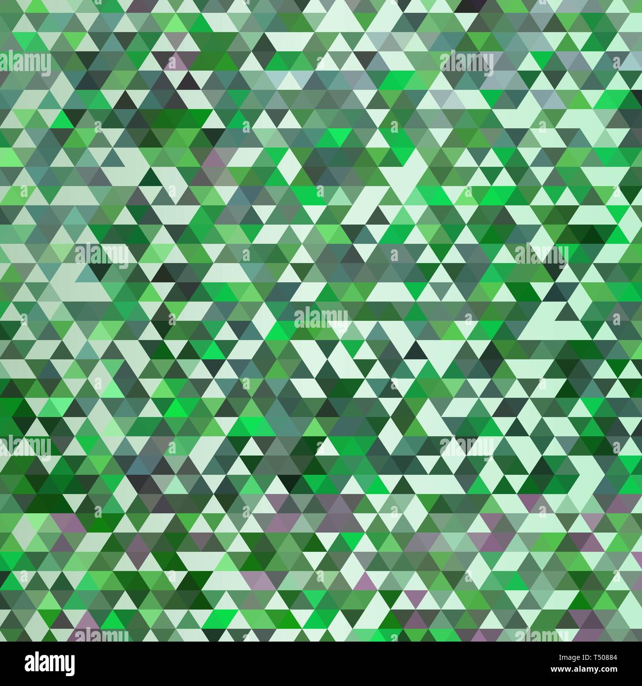 Abstract colorful vector background with triangles. Shiny geometric mosaic. Green triangle ...