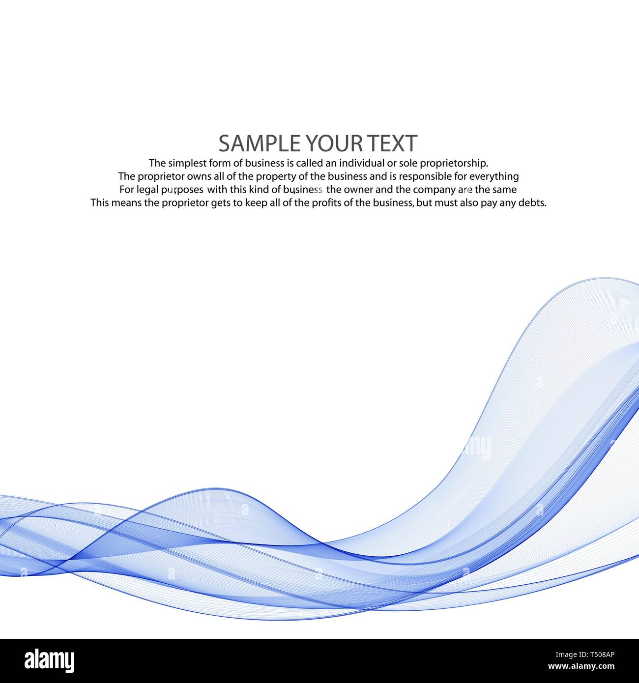 Wave smoke background. Vector illustration Stock Photo - Alamy