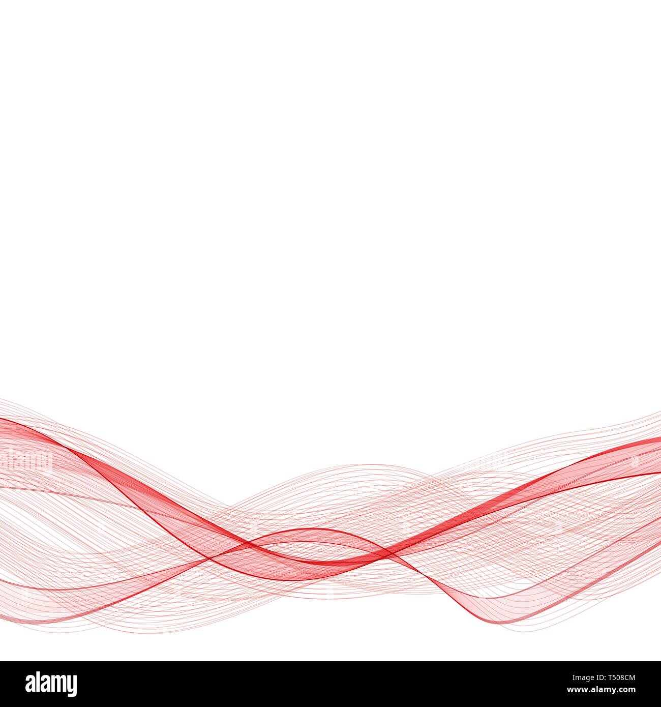 Vector Abstract red smoky waves background. Template brochure design Stock Photo - Alamy