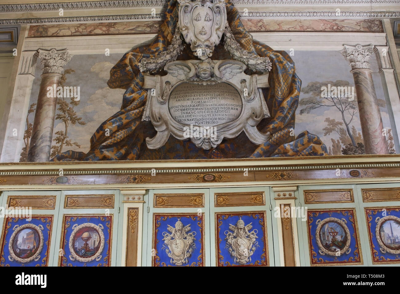 VATICAN CITY, VATICAN, JUNE 12, 2015 : ceilings and architectural ...