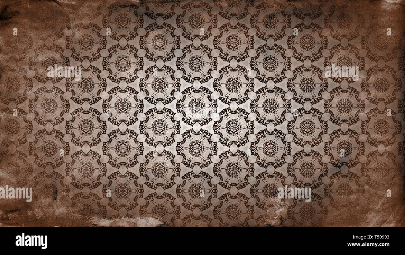 Vintage Ornamental Wallpaper Pattern Stock Photo - Alamy